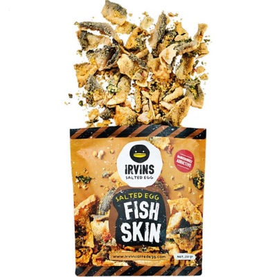 Irvins Salted Egg Fish Skin (230g) | iShopChangi by Changi Airport