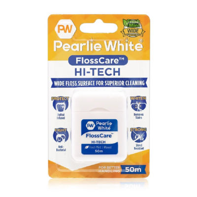 Buy Pearlie White Hi-Tech Floss Mint Waxed 50m Online in Singapore ...