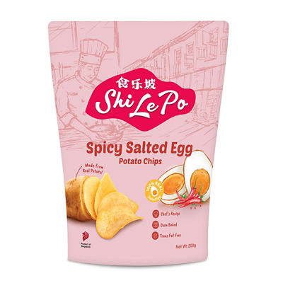 Buy Shi Le Po Spicy Salted Egg Potato Chips 200g Online in Singapore ...