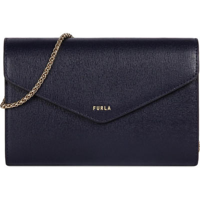 Furla Babylon Extra Large Leather Chain Wallet | IUCN Water