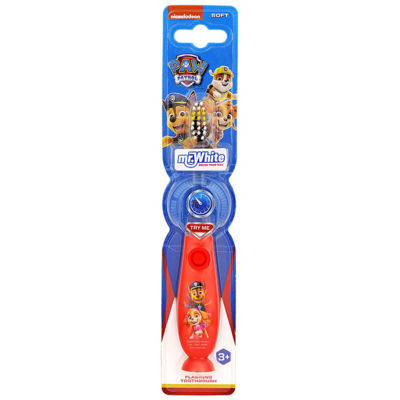 Mr White Paw Patrol Flashing Toothbrush | iShopChangi