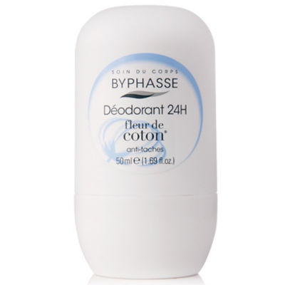 Byphasse Deodorant Roll On Fleur de Coton 50ml | iShopChangi