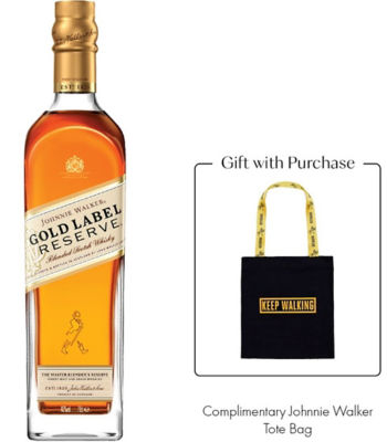 Johnnie Walker Gold Label 750ml + Free Tote Bag | iShopChangi
