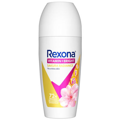 Rexona Deodorant Roll On Vitamin+Bright Sakura Radiance 45ml | iShopChangi