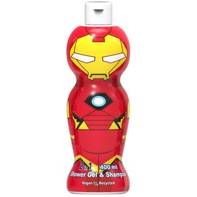 Air Val Iron Man 2 in 1 Shower Gel & Shampoo 1D 400ml | iShopChangi