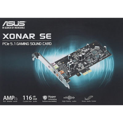 华硕Xonar SE 5.1 PCI-E声卡 | iShopChangi