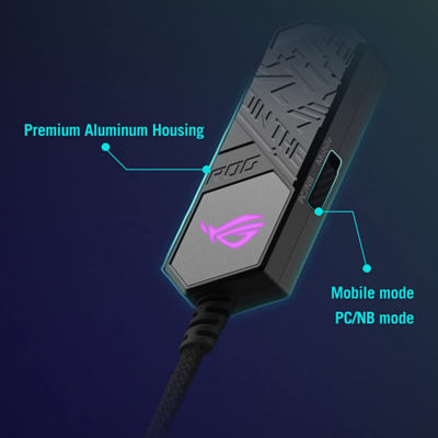 华硕ROG CLAVIS USB-C至3.5mm游戏DAC | iShopChangi