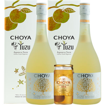 Buy [Bundle] 2x Choya Yuzu 750ml + 1x Choya Golden Ume 50ml Miniature ...