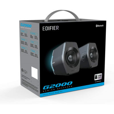 Edifier G2000 RGB游戏扬声器，蓝牙16W | iShopChangi