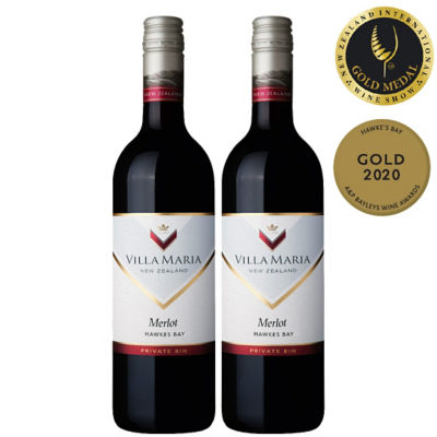 [Bundle] 2x Villa Maria Private Bin Hawkes Bay Merlot | iShopChangi