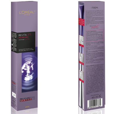 巴黎欧莱雅复颜玻尿酸水光充盈淡纹眼霜65ml | iShopChangi