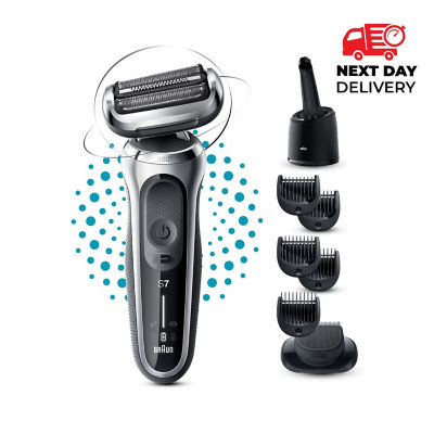 Braun Series 7 71-S7500cc Electric Shaver with SmartCare Center, Beard ...
