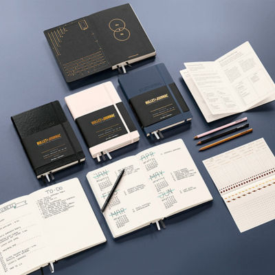 Leuchtturm1917 Bullet Journal Edition 2 A5 中号笔记本黑色 | iShopChangi