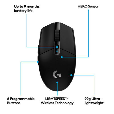 Logitech G304 LIGHTSPEED Wireless Gaming Mouse | iShopChangi