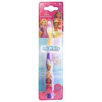 Buy Mr White Disney Princess Toothbrush with Suction and Cover Online ...