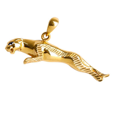 Buy Luvenus 916 (22K) Gold Jaguar Pendant Online in Singapore | iShopChangi