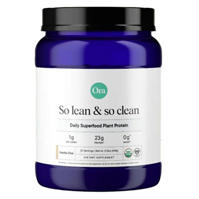 Buy Ora Organic Protein Powder (So Lean & So Clean) - Vanilla Chai 618g ...