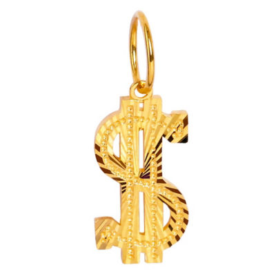 Buy Luvenus 916 (22K) Gold Dollar Sign Pendant Online in Singapore ...