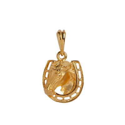 22K Gold Horseshoe Pendant | iShopChangi