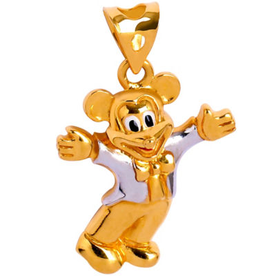 Buy 22K Gold Mickey Pendant Online in Singapore | iShopChangi