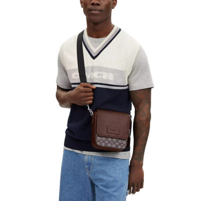 Buy COACH Lucas Crossbody In Signature Jacquard Oak/Maple CO915 Online ...