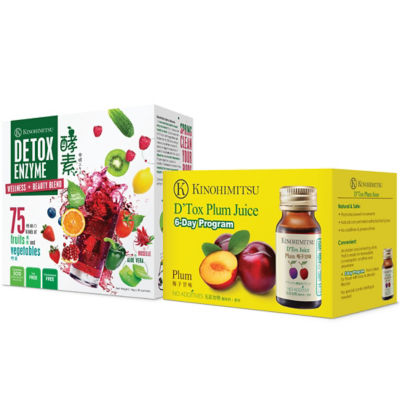 Gifting | [Bundle] Kinohimitsu Detox Enzyme 30's + Dtox Plum Juice 6's ...
