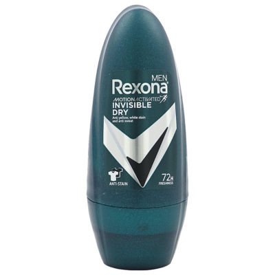Rexona Men Deodorant Roll On Invisible Dry 45ml | iShopChangi