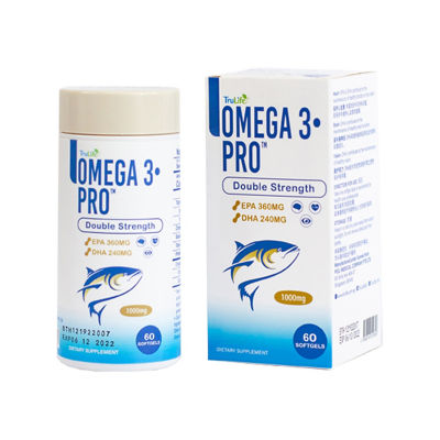 Buy [BUY 1 FREE 1] TRULIFE Omega 3·Pro (Double Strength) Fish Oil 60’s ...