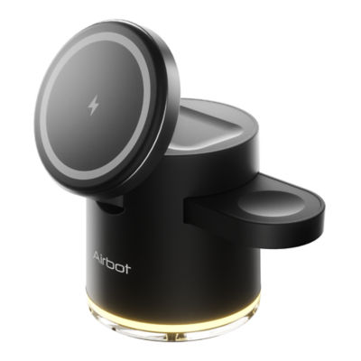 Airbot Magnetic Wireless Charging Stand CS16 Black | iShopChangi