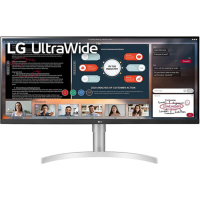LG 34Wn650-W 34” Ultrawide Fhd Ips Monitor | iShopChangi