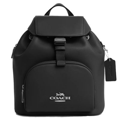 COACH Pace Backpack Silver/Black CR100 | iShopChangi