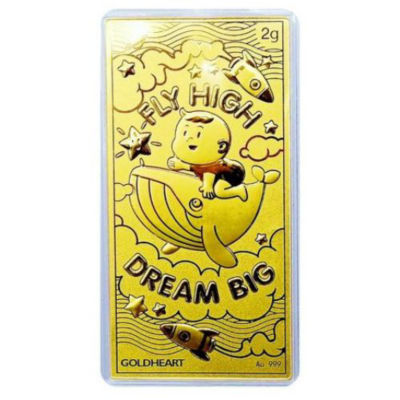 999 Gold 2G Dream Big Gold Bar | iShopChangi