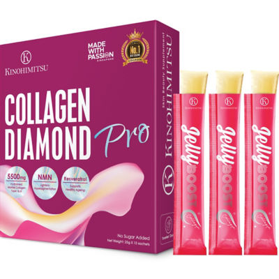 Kinohimitsu Collagen Diamond Pro 5500mg with NMN Supplement 25g 15's ...