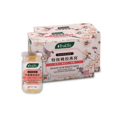 Buy [Bundle of 2] TRULIFE Superior Peach Gum Bird's Nest (Rock Sugar ...