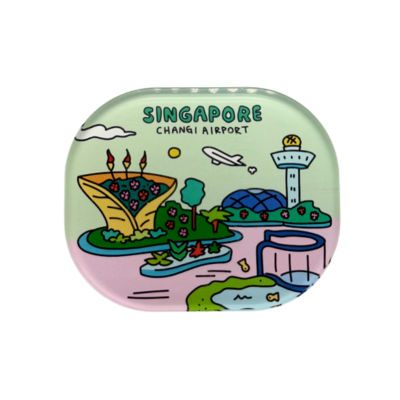 Buy Enchanted Garden Green Acrylic Magnet Online in Singapore | iShopChangi