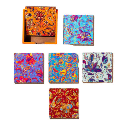 Batik Art Coasters Set | iShopChangi
