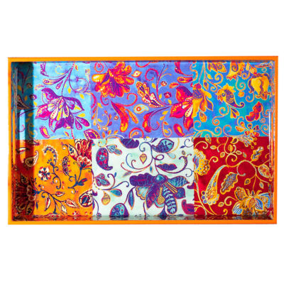 Batik Art Rectangular Tray | iShopChangi