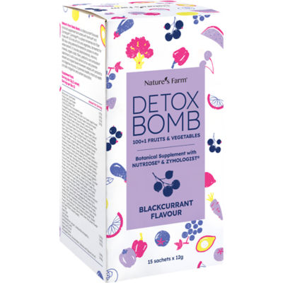 Nature's Farm® Detox Bomb Blackcurrant 15s | iShopChangi