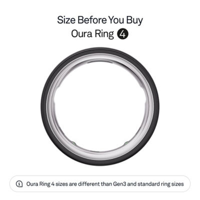 Buy Oura Ring 4 Smart Ring - Stealth Online in Singapore | iShopChangi